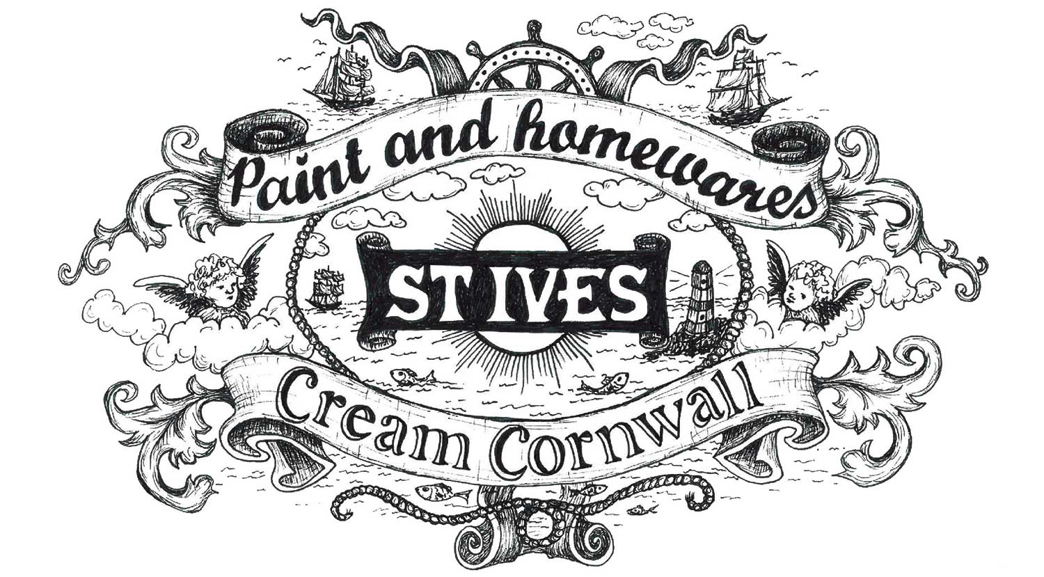 Cream Cornwall crests